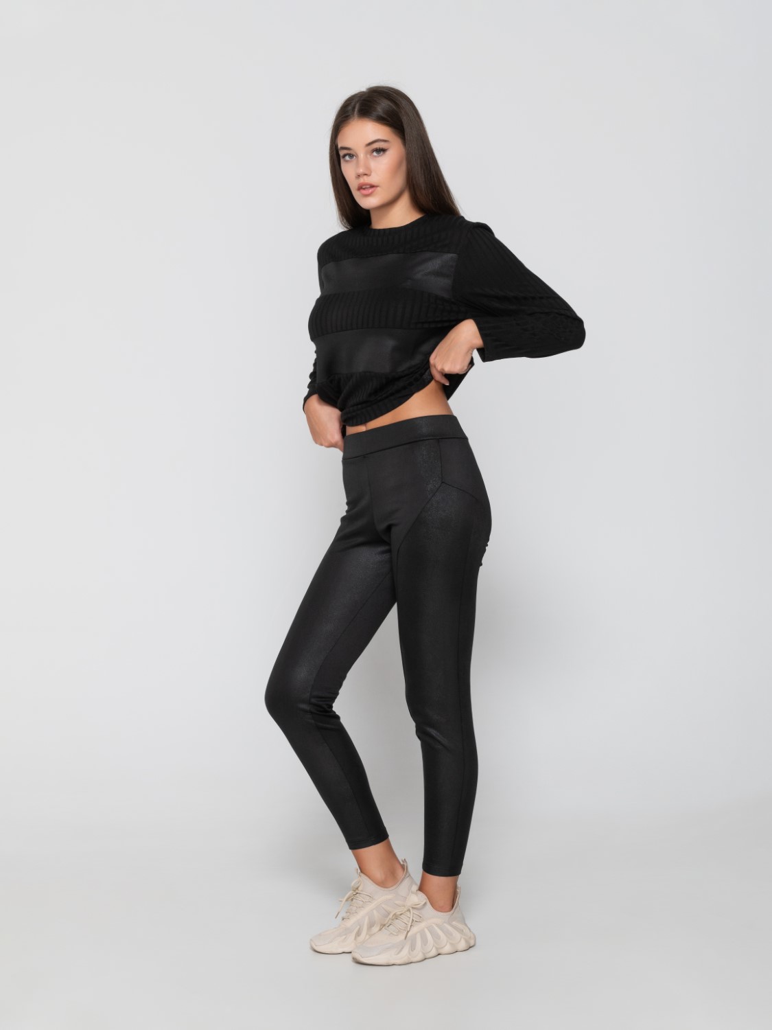 Focused κολάν με όψη δέρματος - Luna Splendida